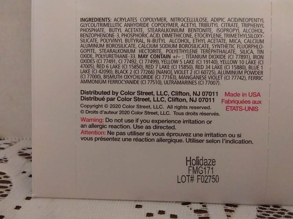 Color Street Nail Polish HOLIDAZE Full Sets Brand New | eBay