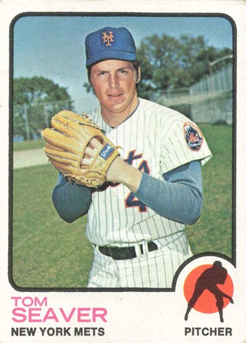 Tom Seaver New York Mets HOF 1973 Topps # Baseball Card Hall of Fame Cy ...