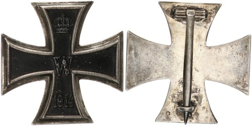 German Empire Medal 1914-18 Iron Cross 1.Klasse With Manufacturer Ko ...