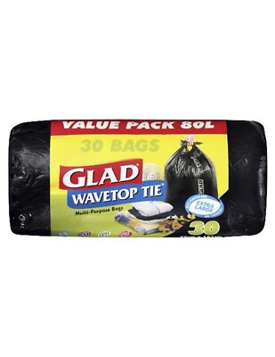 Glad Wavetop Extra Large Multi Purpose Bags 30 Pack x 6 | eBay