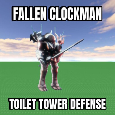Fallen Clockman | Toilet Tower Defense | TTD | DISCOUNTED AND FAST | eBay