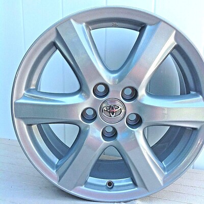 2007-2010 Toyota Camry 17x7 Factory OEM 6 Spoke Silver Wheel ...