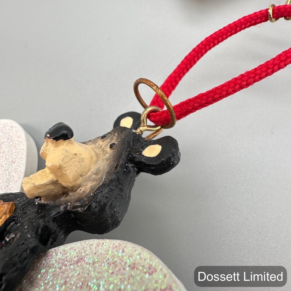 Vintage Mother Moose Angel Bear Ornament Yellowstone Peggy Kupper 2004 ...