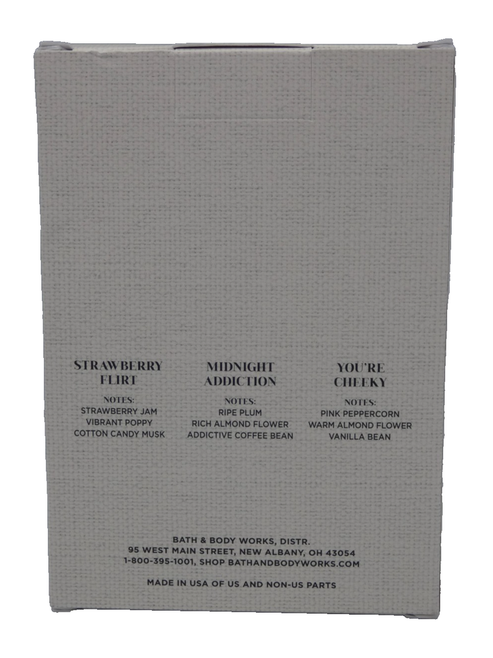 BATH & BODY WORKS FRAGRANCE FAVORITES SET OF 3 MINI PERFUME SPRAYS ...