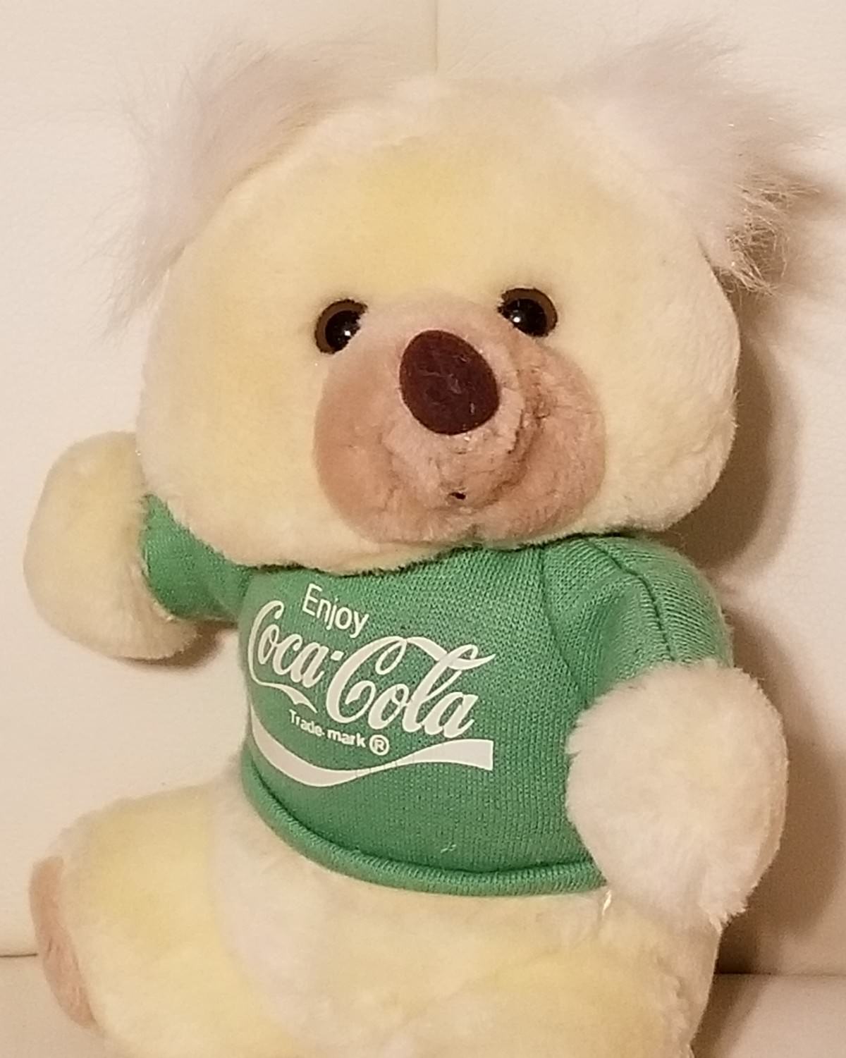 Vintage Caltoy Coca Cola Coke Koala Bear Plush Toy Advertising Green ...