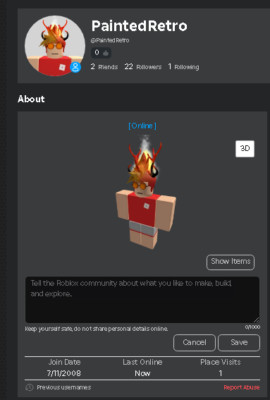 SELLING 2008 ROBLOX ACCOUNT WITH RARE ITEM | eBay