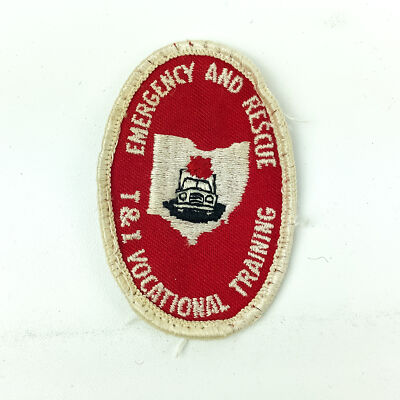 Vintage Emergency & Rescue Patch T & I Vocational Training Ohio ...