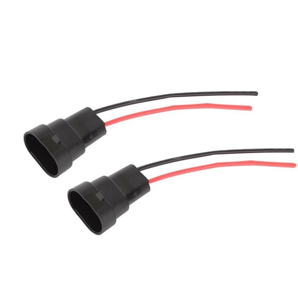 Wire Pigtail Male 9005 HB3 Two Harness Head Light High Beam Adapter ...