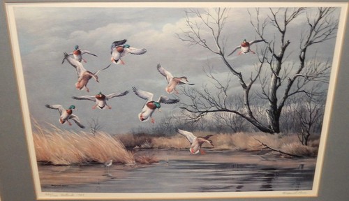 MAYNARD REECE "MALLARDS" LIMITED EDITION COLOR LITHOGRAPH DATED 1969 | eBay