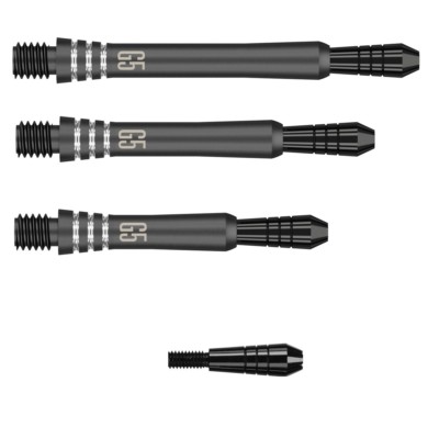 Phil Taylor Generation 5 Black Titanium Dart Stems / Shafts by Target ...