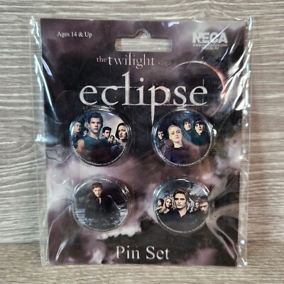 The Twilight Saga Eclipse Pin Set Buttons from NECA Edward, Jacob | eBay