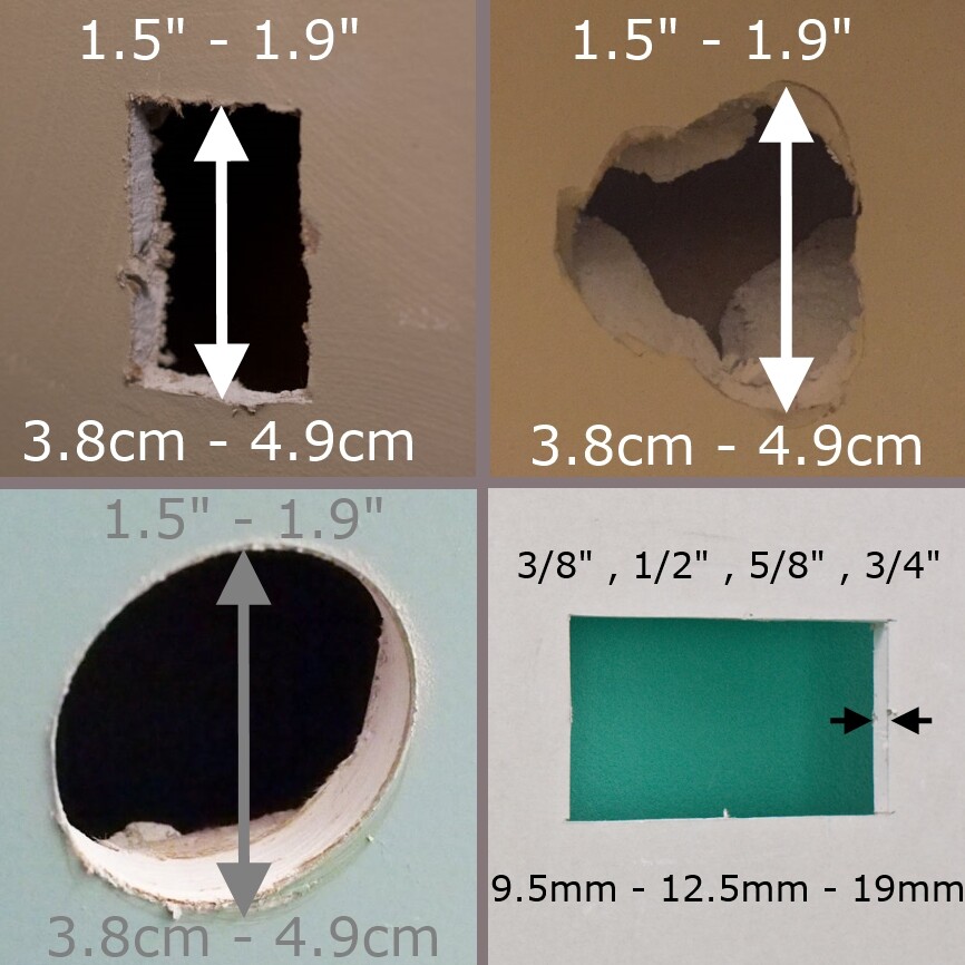 Access Panel Drywall Repair Hide Hole Decorative Cover for Sheetrock by ...