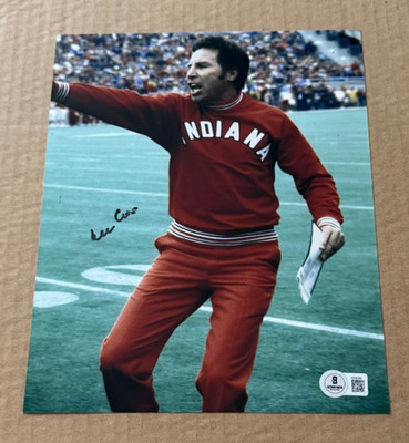 LEE CORSO SIGNED INDIANA HOOSIERS 8X10 PHOTO BECKETT COA HAND SIGNED | eBay