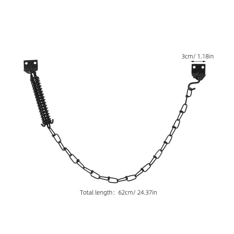 2 Set Swing Spring Rv Chain and Lock for Gate Camper Accessories inside ...