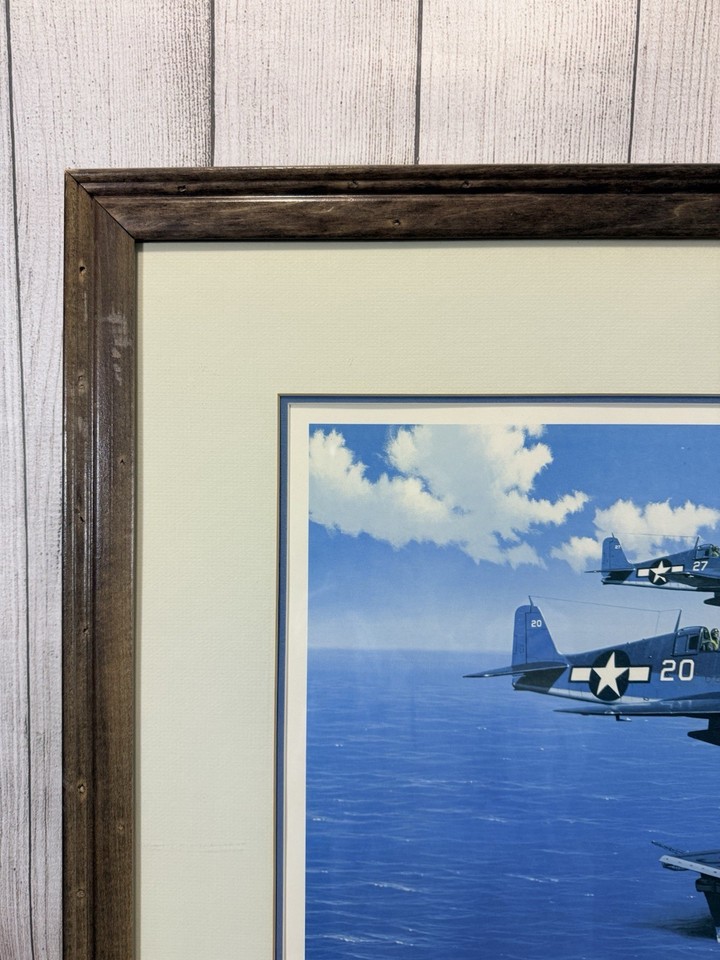 Limited Edition Signed Framed Print Of USS Lexington By Artist Stan ...