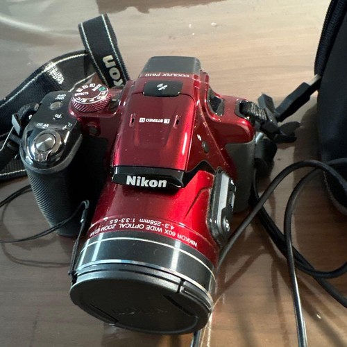 Nikon Coolpix P610 Red Digital Camera with Charger Excellent Zoom ...