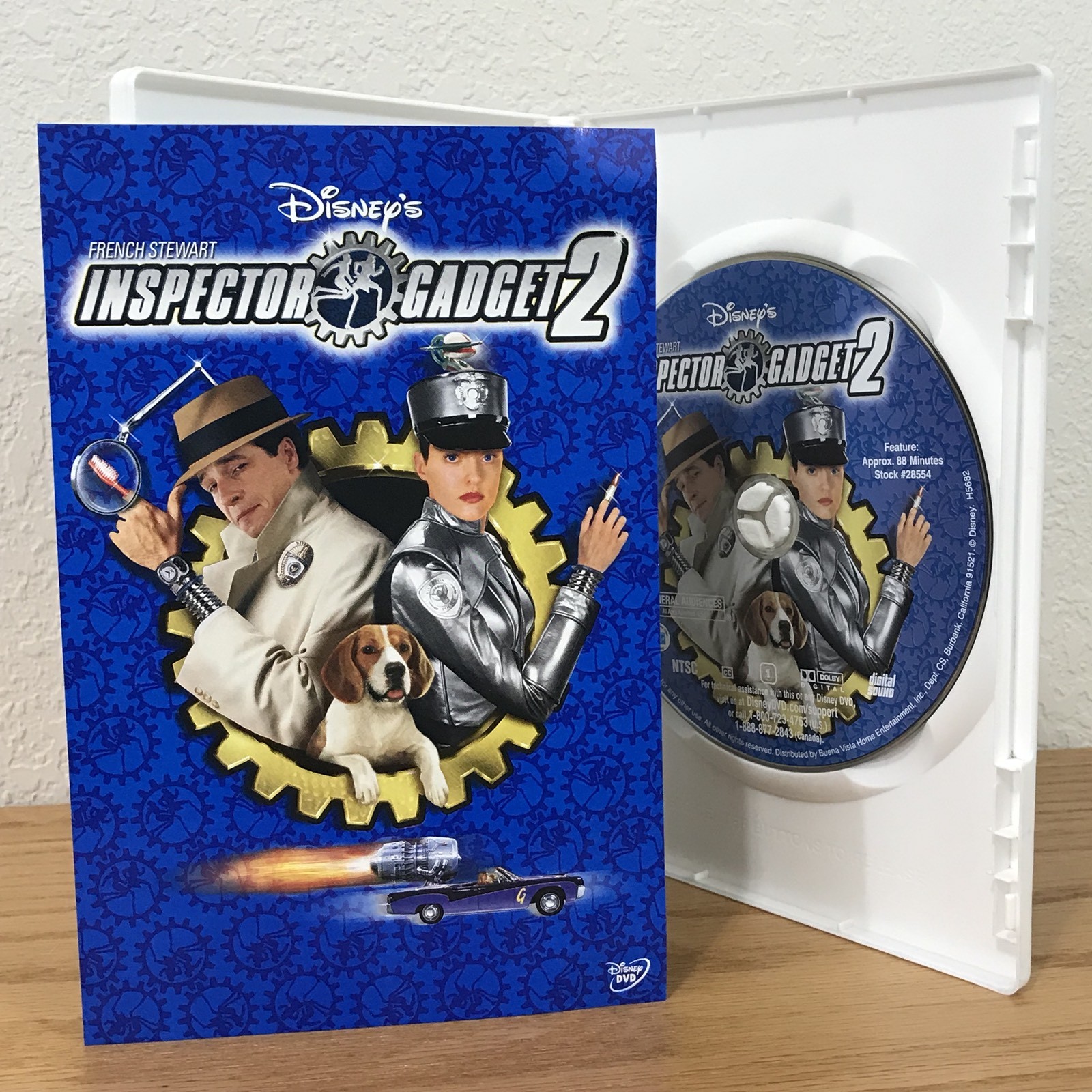 INSPECTOR GADGET 2 (DVD, 2003) DISNEY w/SCENE SELECTION INSERT REGION 1 ...