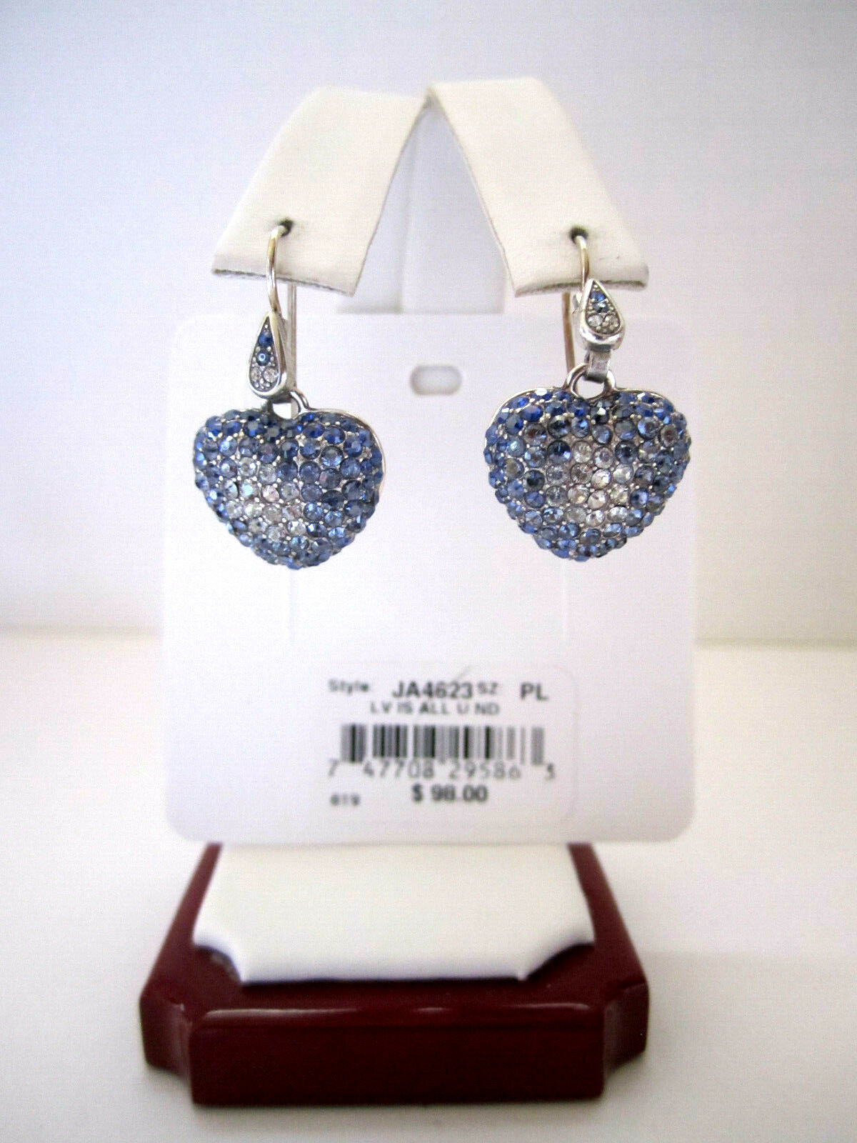 Brighton "LOVE IS ALL YOU NEED" Blue Necklace-Earring Set (MSR$216) NWT ...