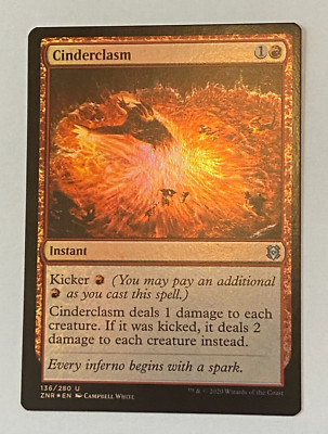 MTG ZNR Magic the Gathering Zendikar Rising Foil Cinderclasm- Uncommon | eBay