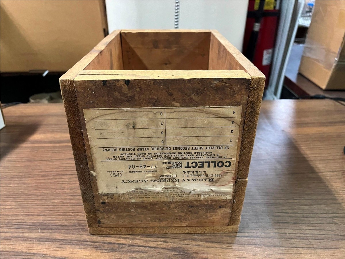 Antique Wooden Shipping Crates Antique American United Breeders Horse