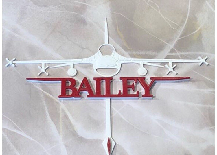 F16 Jet Fighter Custom Cake Topper Personalized Airplane Cake Topper | eBay