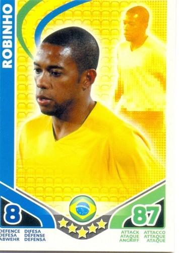 Topps Match Attax 2010 World Cup - Brasil - Robinho | eBay Australia