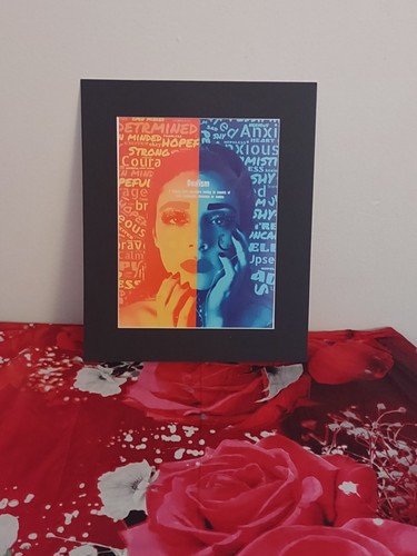 Wall Decor Poster~ Head shot of Dualism~ Women & Power~ L=13 H =16 | eBay