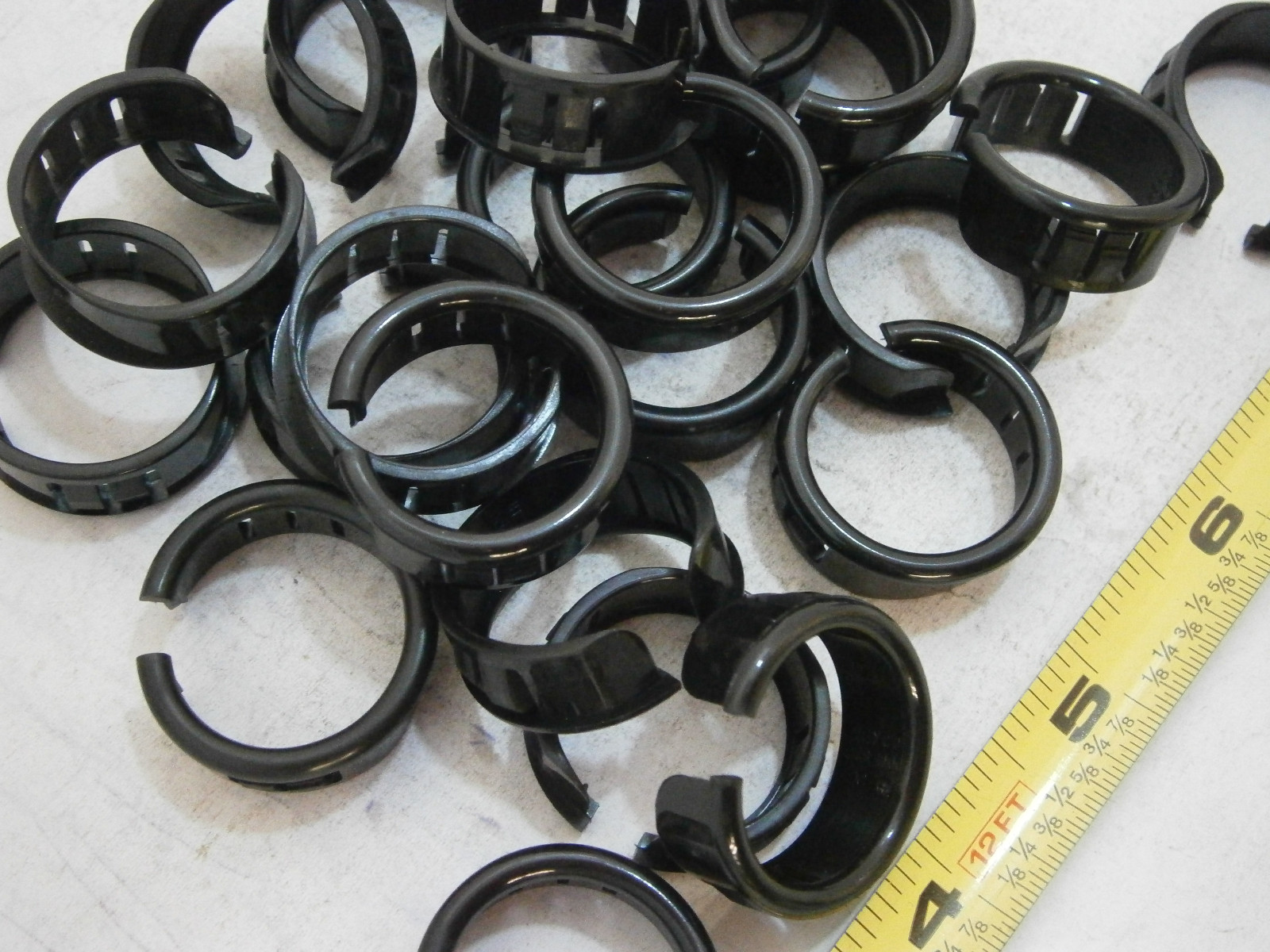 Heyco 2878 Open/Closed Bushings OCB 1000 for 1" Hole Nylon Black Lot of ...