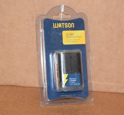 Watson LP-E6N Lithium-Ion Battery Pack 7.2V 1900mAh for Canon EOS ...