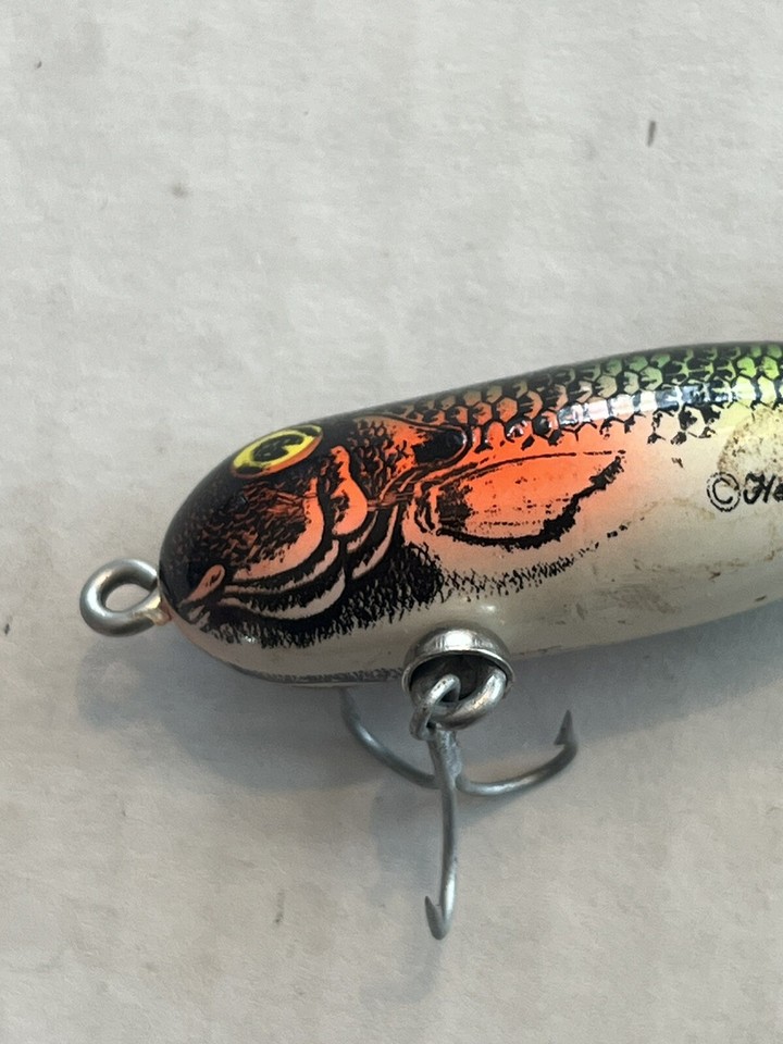 Heddon Tiny Torpedo Fishing Lure Perch Topwater Vintage | eBay