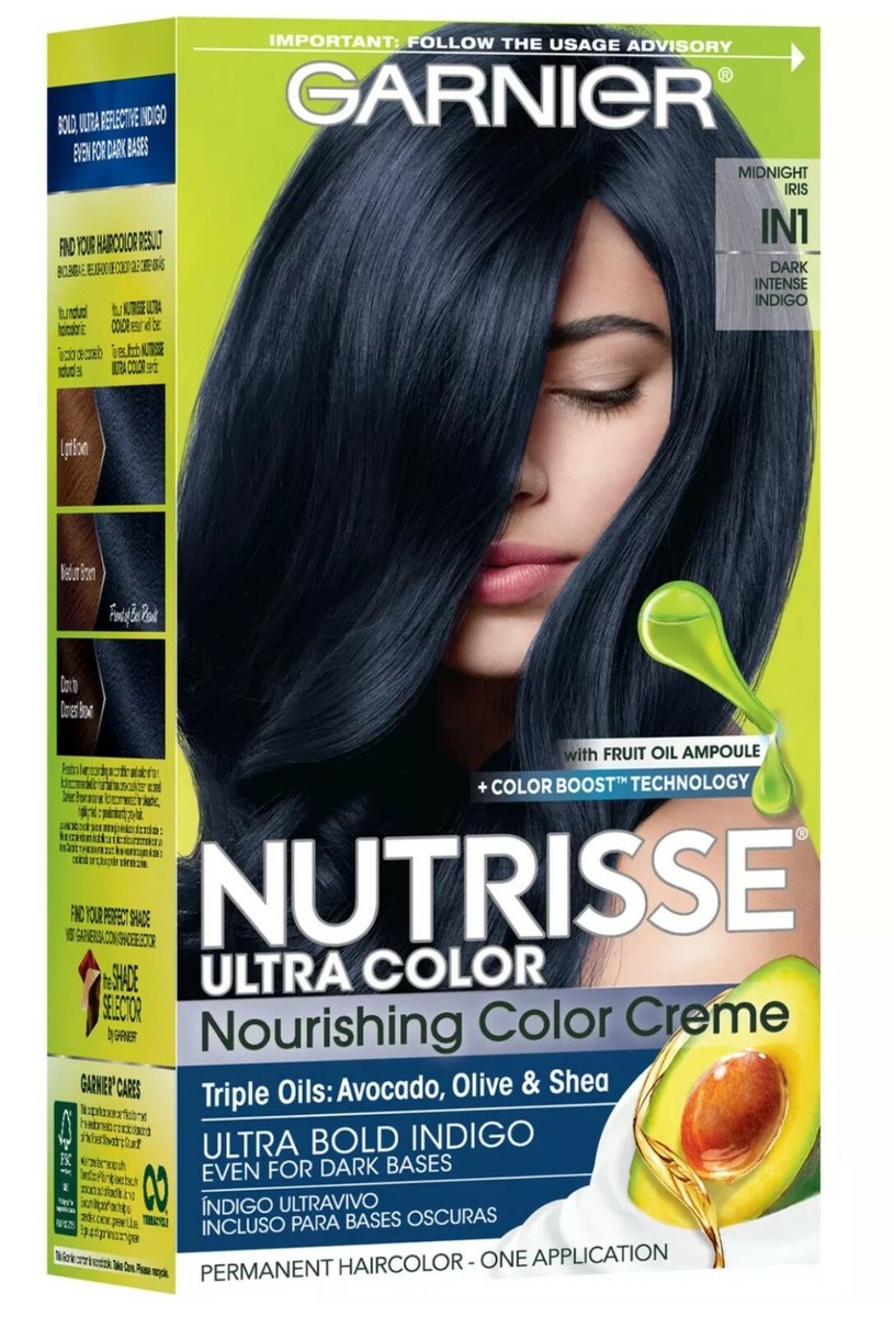 Midnight Blue Black Hair Color Syoss Blue Black 1_4 | Permanent Hair