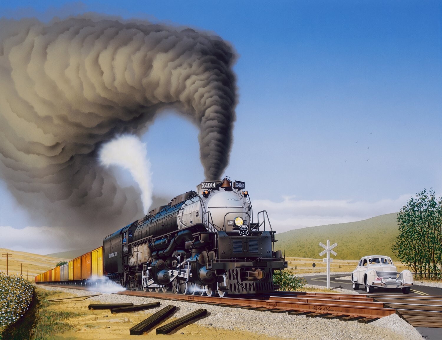 Union Pacific Photo BIG Boy Steam Locomotive 4014 Railroad print UP ...