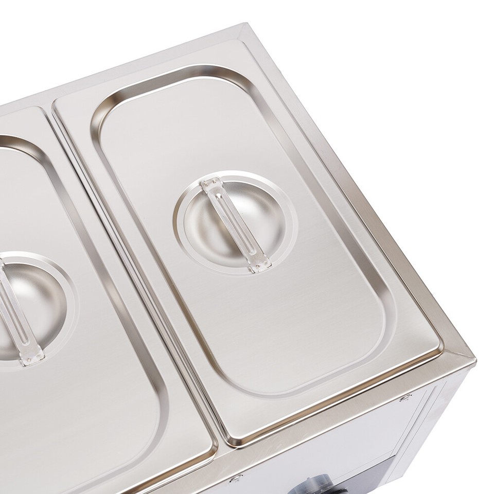 3-Pan Commercial Electric Food Warmer Steam Table Buffet Bain Marie ...