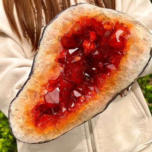 10.78LB Natural citrine block quartz crystal mineral specimen | eBay