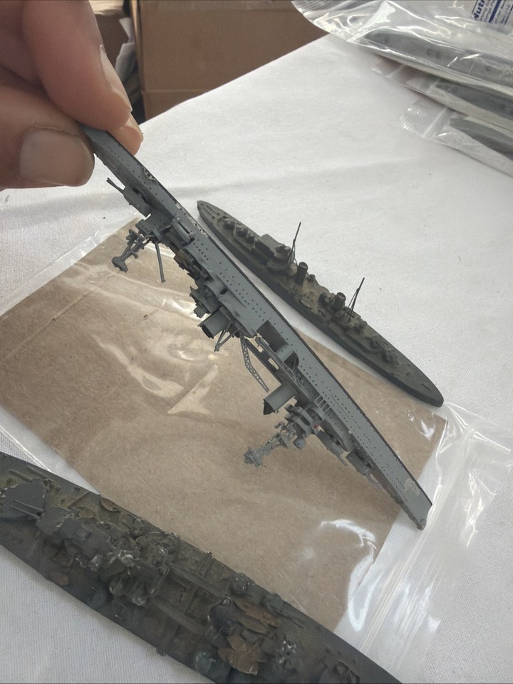 Neptun Battleship Lot X3 - 1/1250 Scale Model Ship - Metal Ships ...