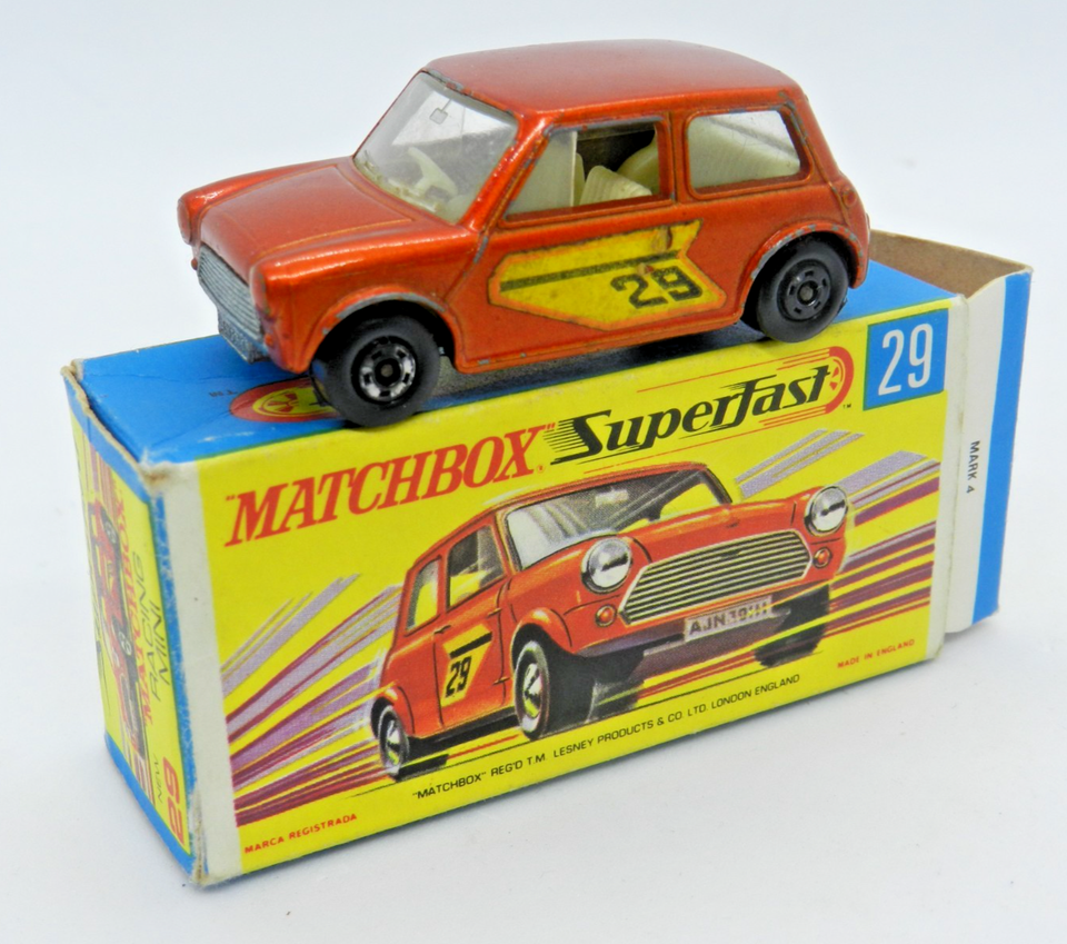 Matchbox Superfast Boxed No 29 Racing Mini | eBay UK