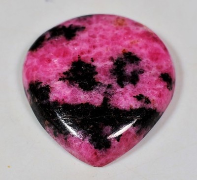 35 Ct 5X24X25 mm Natural Designer Rhodonite Pear Cabochon Gemstone HT ...