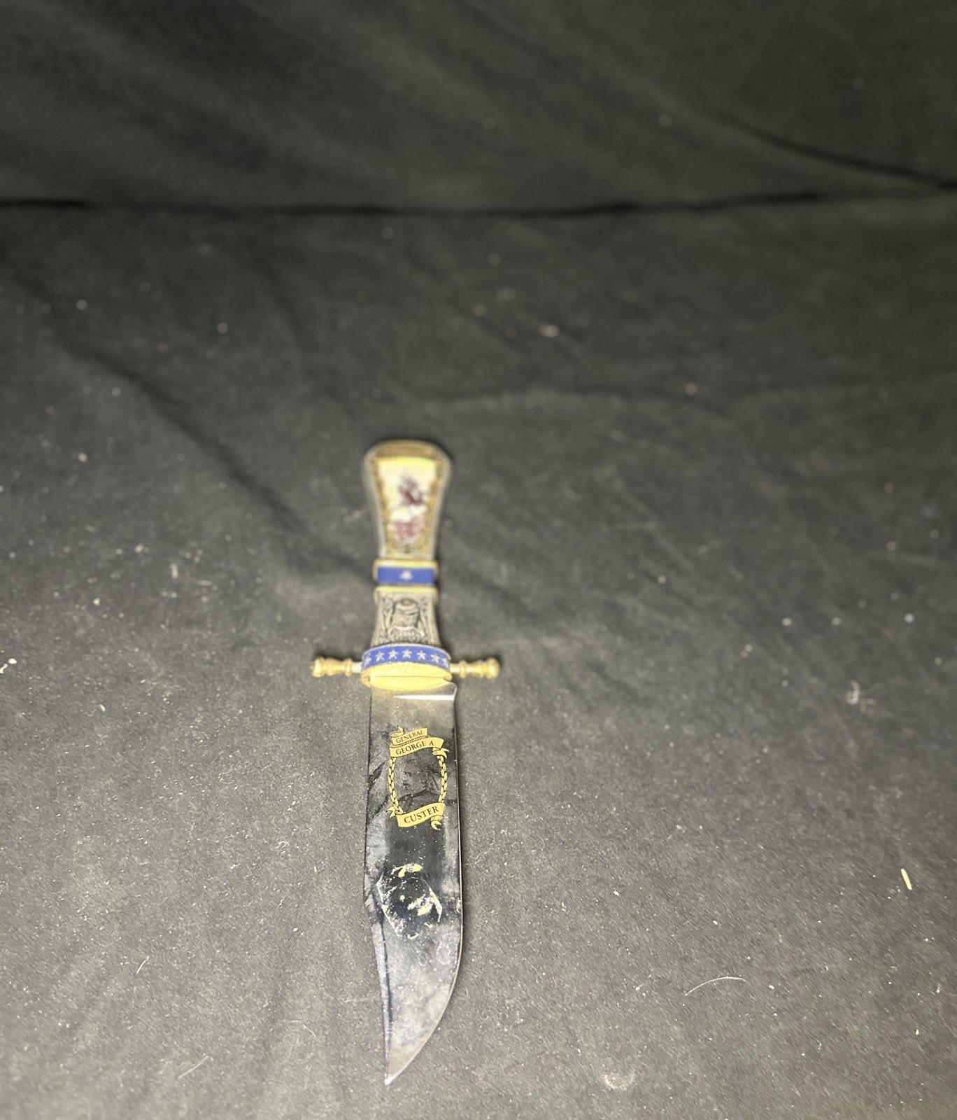 Franklin Mint General Custer Bowie Knife-#380 | eBay