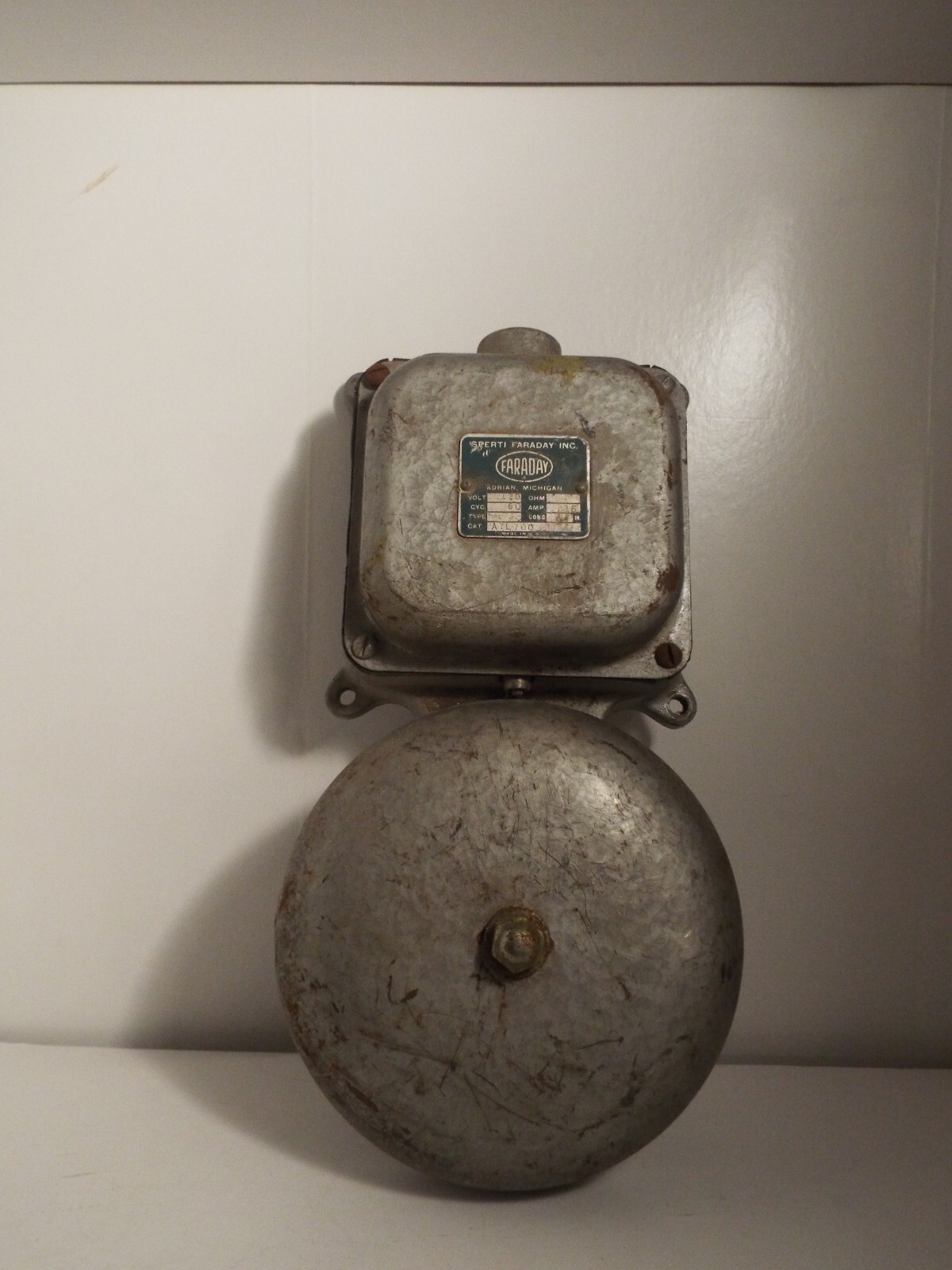 Sperti Faraday Alarm Bell 4" Gong 120v AC Cat Atl700 With Plug for sale ...