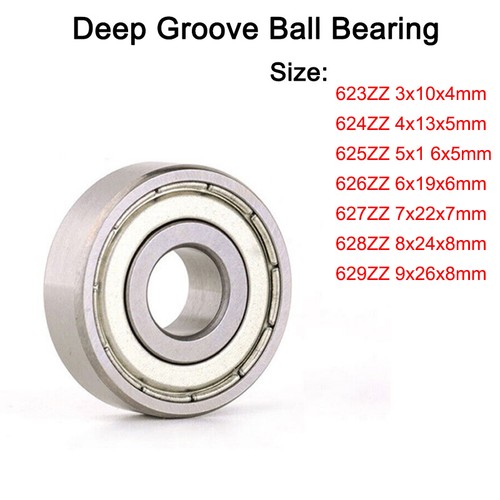 623 624 625 626 627 628 629ZZ Bearing Miniature Deep Groove Ball ...