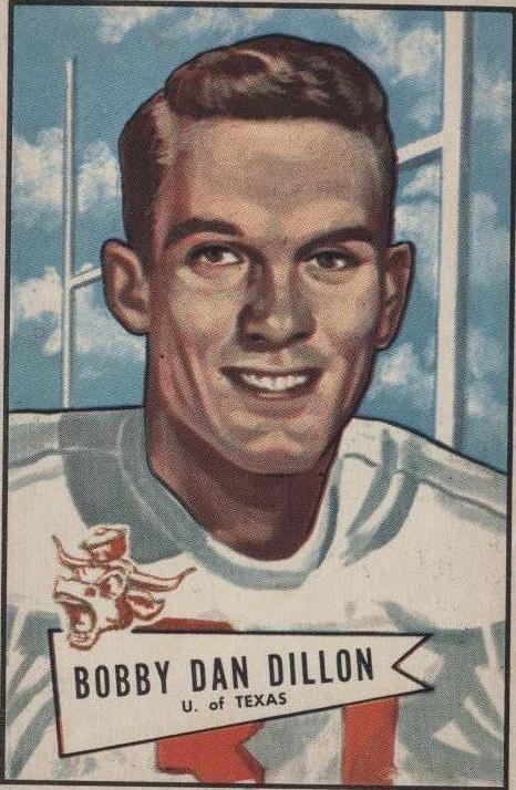 1952 Bowman - Bobby Dillon #98 Large (RC) for sale online | eBay