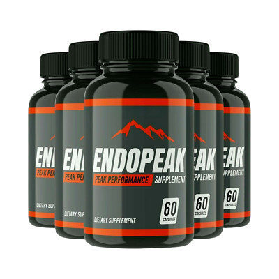 5-Pack Endopeak Male Pills - Endo peak Male Vitality Support Supplement ...