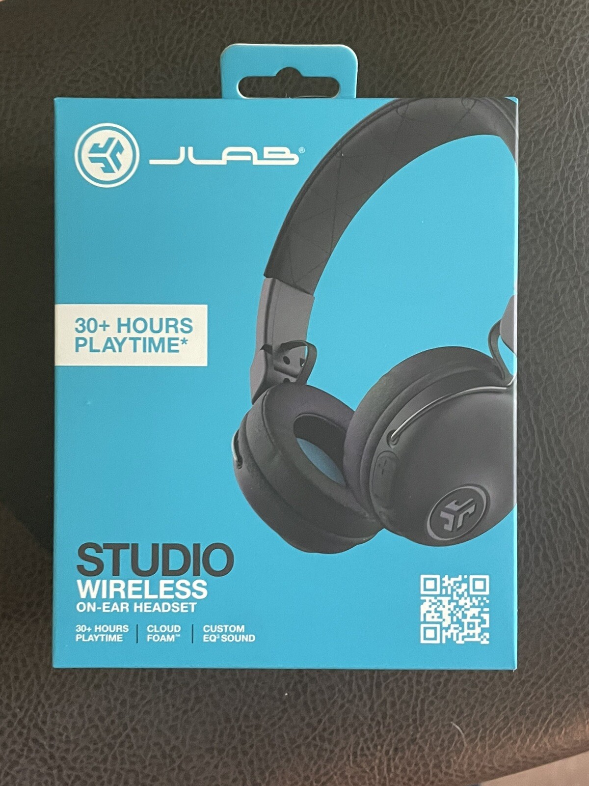 JLab Studio Bluetooth Wireless On-Ear Headphones Black Brand New