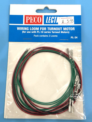 PECO PL-34 WIRING LOOM FOR TURNOUT POINTS NEW ! | eBay