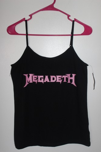 MEGADETH Women's Tank Top (Pink) Take A Look! | eBay
