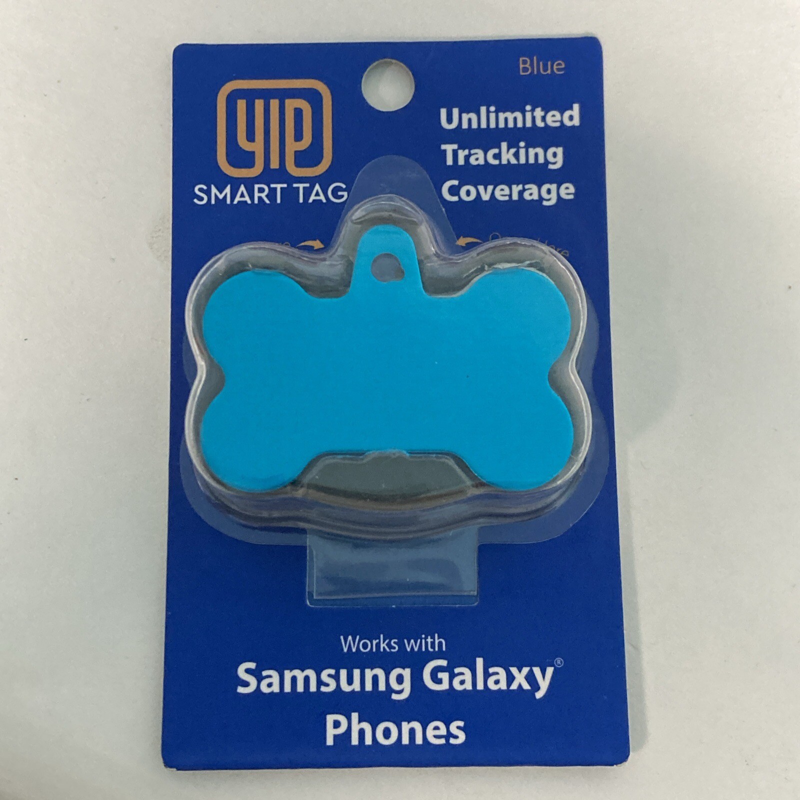 YIP Smart Tag Pet ID Tag & Tracker Blue - For Samsung Galaxy Phones ...