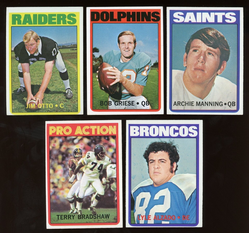 1972 Topps Football COMPLETE Low # Set (263) Staubach HOF RC Namath ...