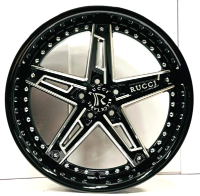 20X8.5 RUCCI BLACK LABEL BOLT PATTERN 5X112 MERCEDES / AUDI | eBay