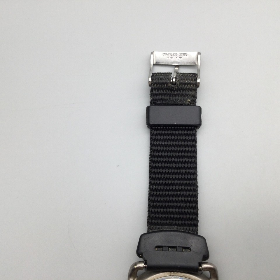 Field & Stream Watch Men 40mm Silver Tone Black Dial Day Date New ...