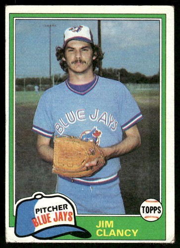 1981 Topps #19 Jim Clancy Toronto Blue Jays Baseball Card | eBay